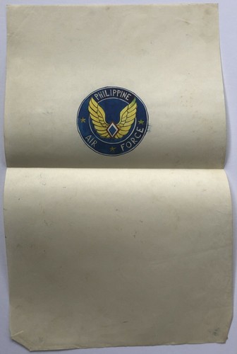 VINTAGE Philippine Air Force PAF ORIGINAL Art Emblem Insignia Symbol ...