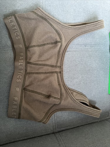 Fabletics Sports Bra Gray Size Medium | eBay
