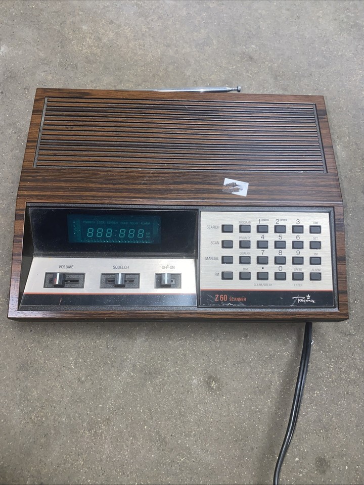 Vintage Regency Scanner Radio Receiver Z60 | eBay
