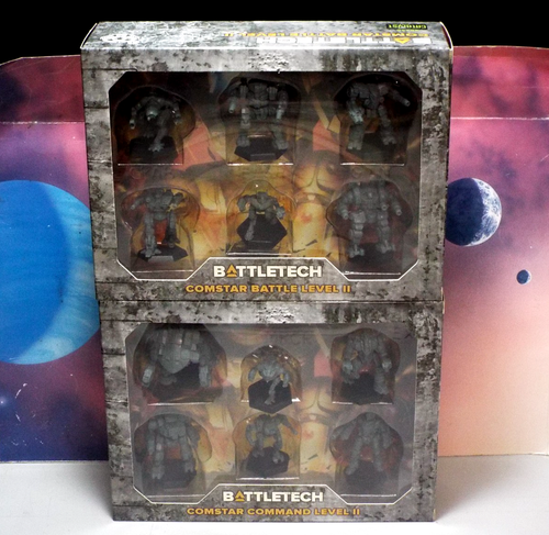 BATTLETECH COMSTAR COMMAND & BATTLE LEVEL II MECH PACK LOT (CATALYST ...