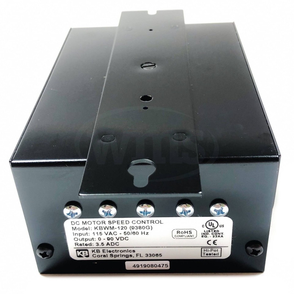 9380 KB Electronics Vari-Drive SCR Variable Speed DC Motor Control ...