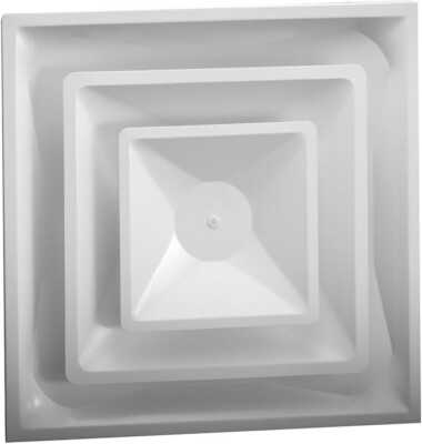 24" x 24" Steel T-Bar Drop Ceiling Lay in Air Supply Diffuser HVAC ...