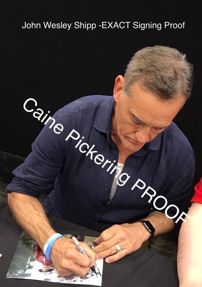 John Wesley Shipp HAND SIGNED 10x8 The Flash Photograph EXACT PROOF ...