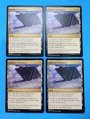 4x Holdout Settlement Oath of the Gatewatch Mtg Magic Card Colorless ...