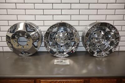 01-07 Chevy GMC 3500 Dually Aftermarket XD Rockstar Chrome Wheels (3 ...