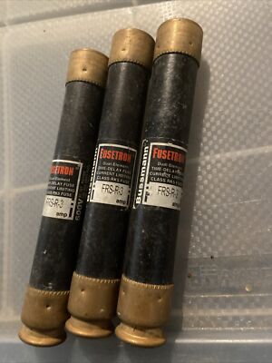 Three Bussman Fusetron 3amp Frs-r-3 Fuses | eBay
