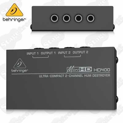 BEHRINGER MICROHD HD400 HUM DESTROYER | eBay Australia