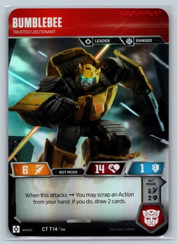 Transformers TCG - Bumblebee CT T14 - FOIL - War for Cybertron Siege | eBay
