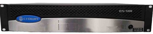 Crown Audio CTs-1200 Two-Channel Power Amplifier w/ Pip-Lite HiQnet ...