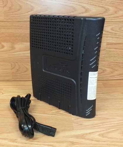 ARRIS Touchstone Telephoney Modem TM502G With AC Power Cord & Battery ...