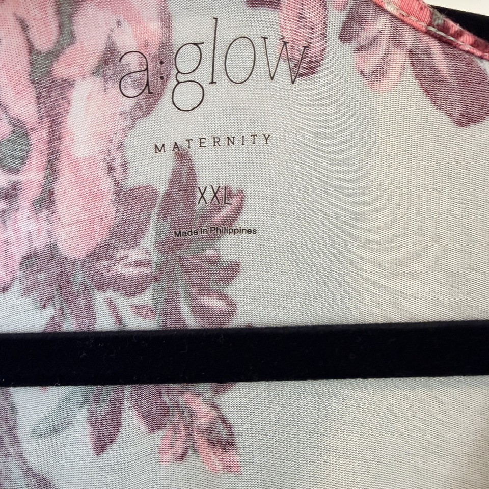 a:glow Womens Floral Maternity, Nursing Friendly Postpartum Dress ...