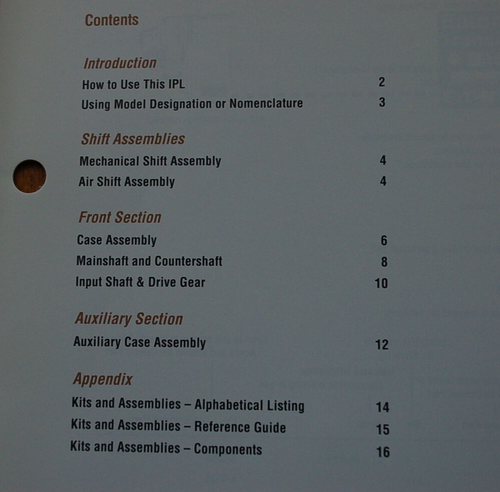 EATON FULLER TRANSMISSION AT-1202 Parts Manual book catalog list shop ...