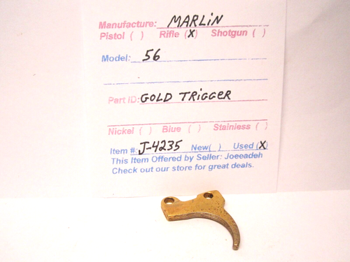 MARLIN 56 (GOLD TRIGGER) (ITEM # J-4235) | eBay