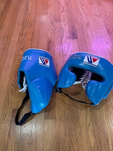 Winning Headgear & Cup Bundle - Size Large (Sky blue) | eBay