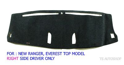 RH BLK DASH MAT DASHMAT CARPET COVER FIT FORD RANGER MK2 FACELIFT ...