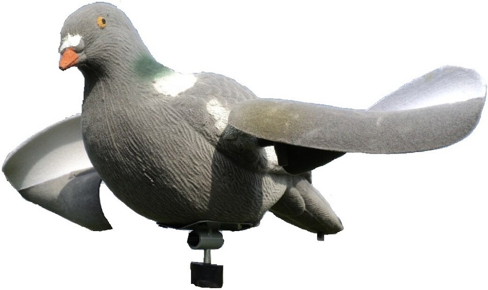 Air Pro Decoy 2x Spinning Wing Flocked Flying Pigeon Decoy for Magnet ...