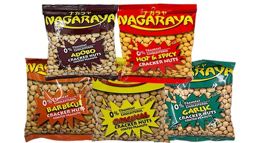 Nagaraya Cracker Nuts Bundle with 5 Assorted Flavors in a Pack ...