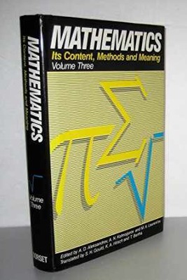 Mathematics Its Content, Methods - Hardcover, by A.D. Aleksandrov ...