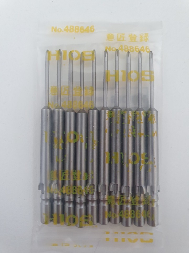 HIOS Screwdriver BIT BP H4, (10 pcs), HIOS quality! 0(1.5)x60 | eBay