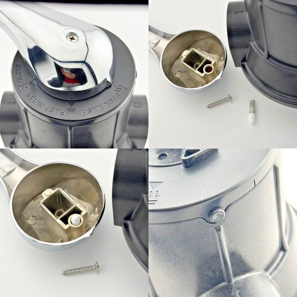 F56A-1 Manual Backwash Filter Control Valve Water Treatment 1" NPT/SPG ...