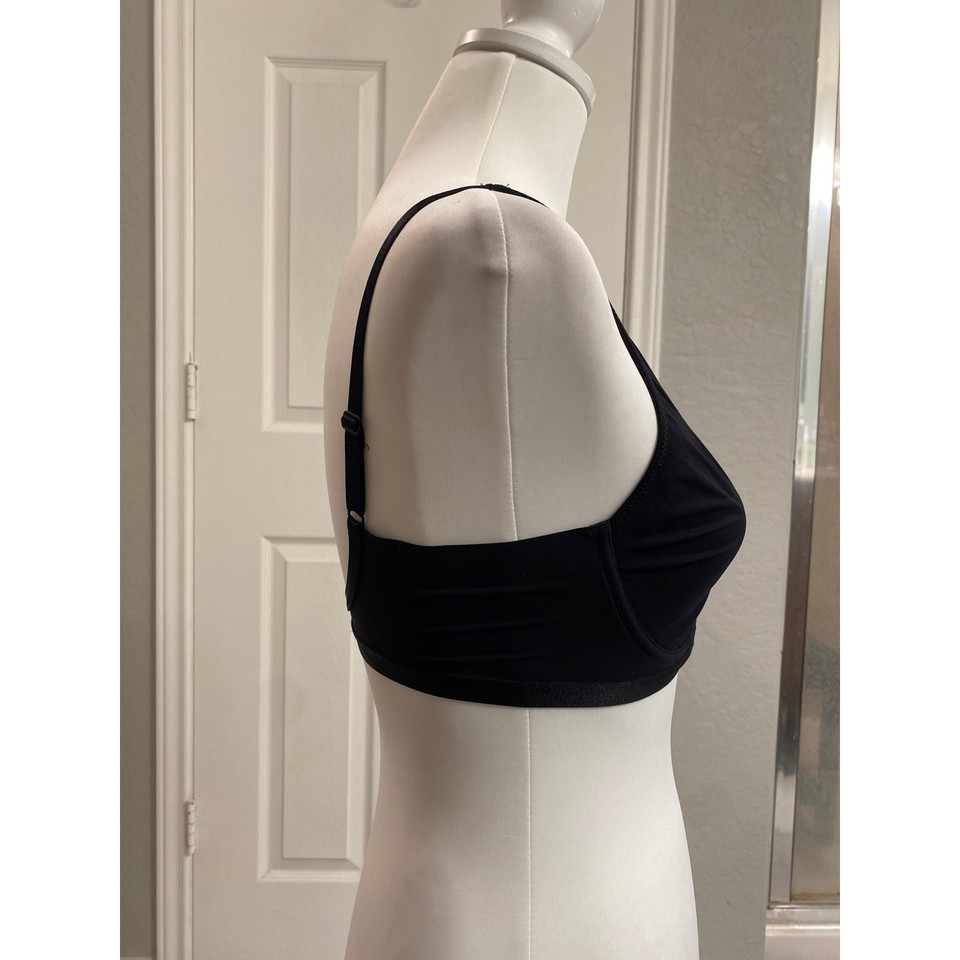 FREE SHIPPING Gap Everyday Essentials Wireless Bra Size 32D Black Built ...