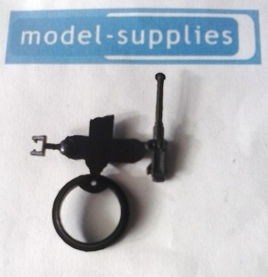 French DInky 822 M3 reproduction black plastic machine gun, ring ...
