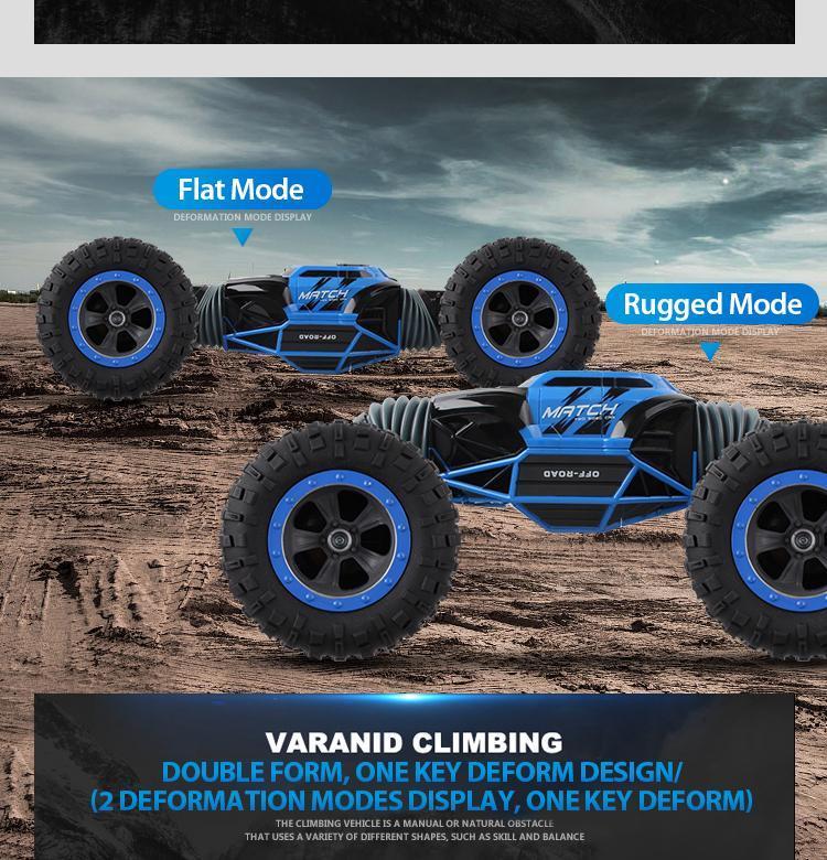 4WD Double Sided Flip High Speed Racing Buggy off-road climbing stunt ...
