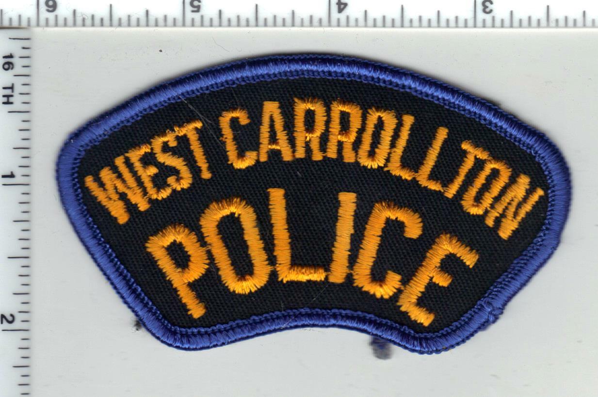 West Carrollton Police (Ohio) 1st Issue Shoulder Patch | eBay