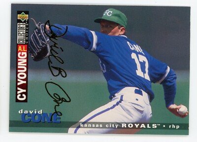 1995 Collectors Choice David Cone Gold Signature Parallel #66 Royals | eBay