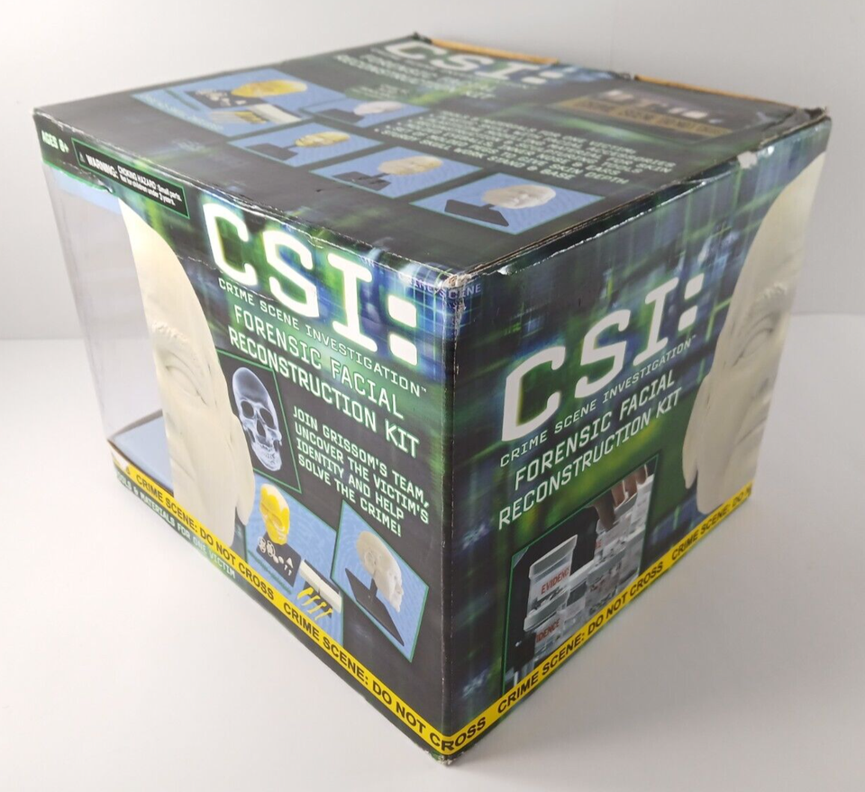 2004 Planet Toys CSI: FORENSIC FACIAL RECONSTRUCTION KIT From The TV ...