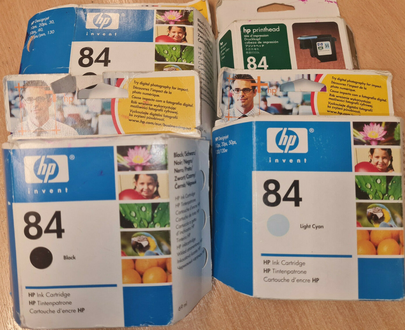 HP 84 Ink cartridges and Printheads for Designjet 10ps, 20ps 50ps and ...