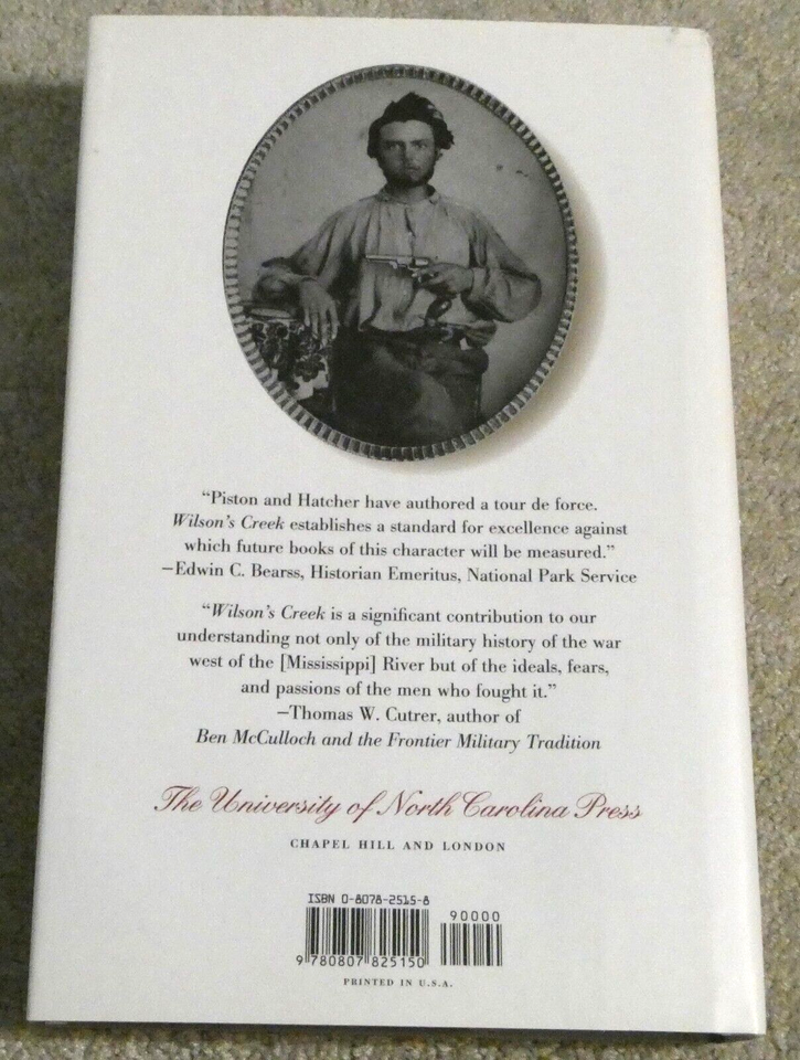 Wilson's Creek Hardcover DJ Book Wm Garrett Piston Richard Hatcher 2000 ...