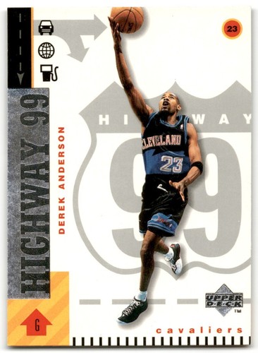 1998-99 Upper Deck Derek Anderson #305 Cleveland Cavaliers | eBay