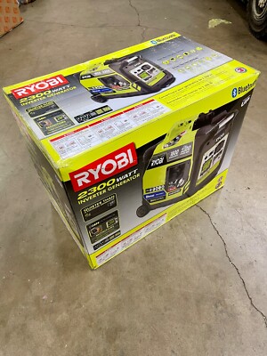 RYOBI 2,300-Watt Recoil Start Bluetooth Gasoline Powered Inverter ...