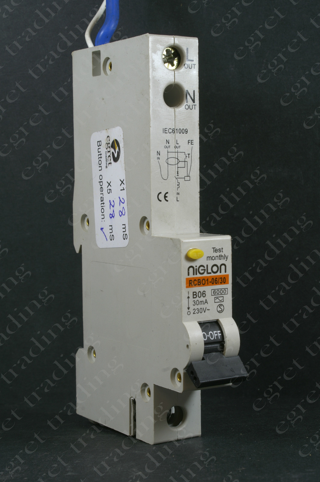 Niglon 30mA RCBO 6A 16A 20A 32A 40A - TESTED - Free Delivery | eBay UK