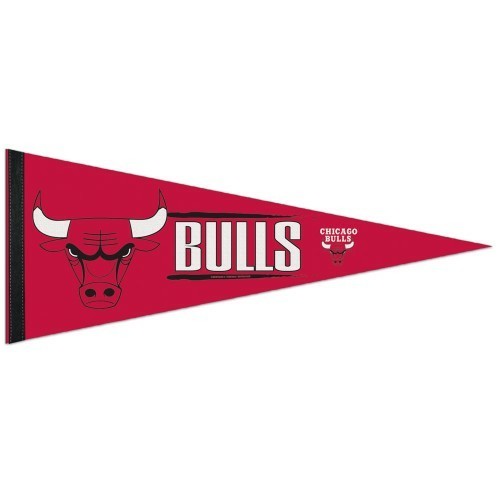 CHICAGO BULLS LOT OF 3 PENNANTS 12"X30" WALL BANNERS NBA LICENSED NEW ...