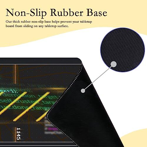 Gaming Mouse Pad with Stitched EdgesData Code Desk Mat Extended XL ...
