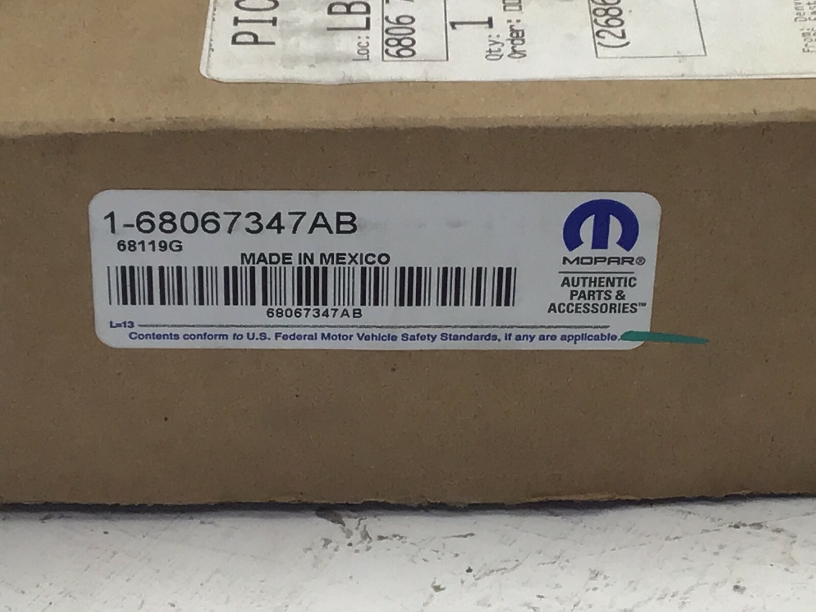 Genuine Mopar Yoke Drive Shaft 68067347AB | eBay