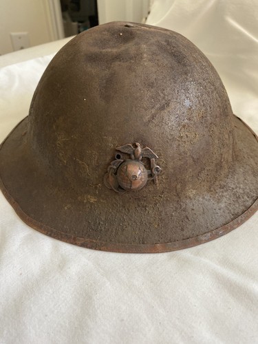 Original U.S. WW 1 M1917 "Doughboy" helmet shell RARE w/ bronze WW1 ...