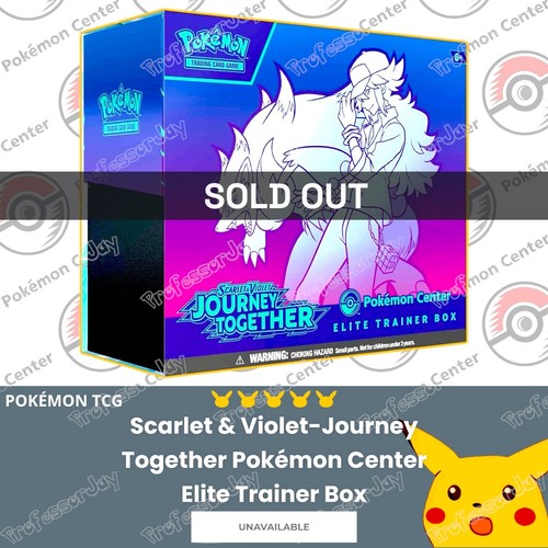 POKEMON CENTER 151 TCG ETB CARDS : JOURNEY TOGETHER SV9 SEALED ELITE ...