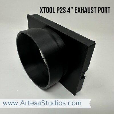 Xtool P2S Laser Exhaust 4" Upgrade Vent Port Adapter | eBay