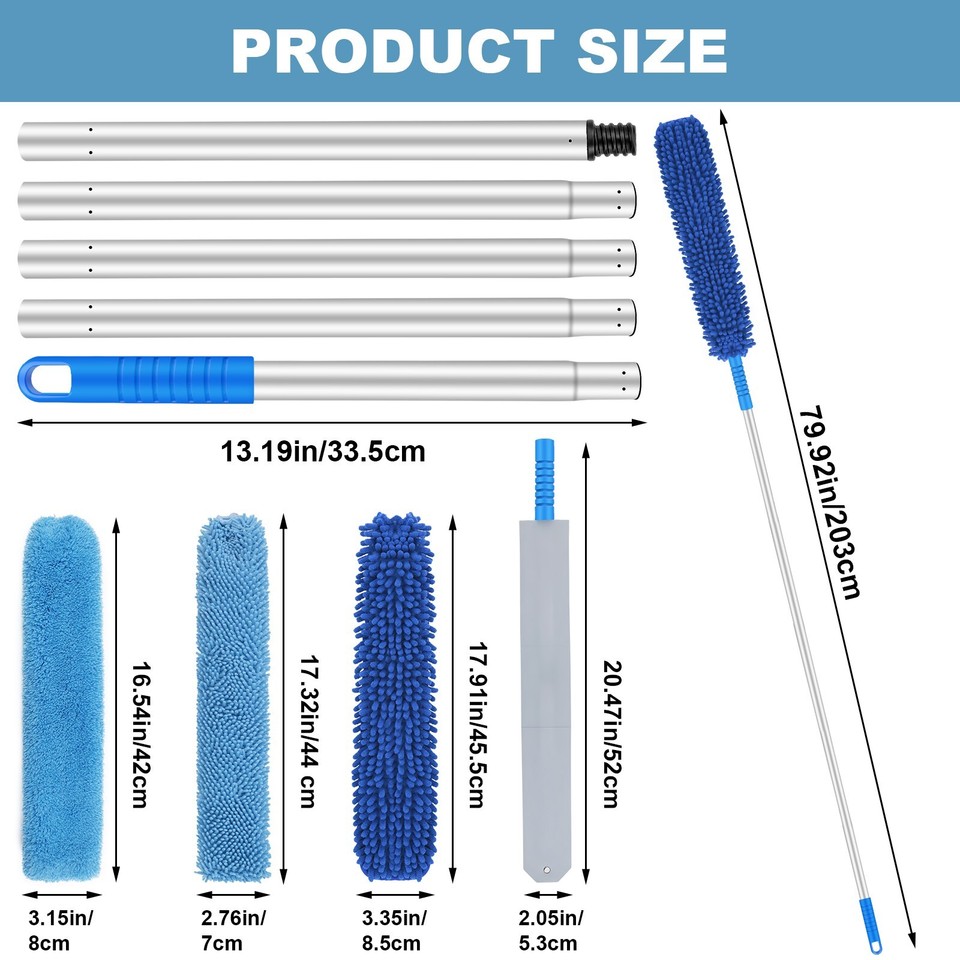 RV Awning Cleaning Mop for Caravan Motorhome -79 Inch Telescopic Awning ...