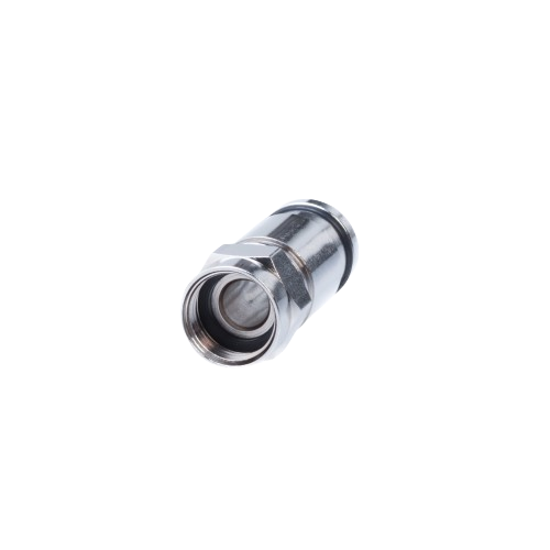 RG6 F Type Male Coax Compression Connector Adapter Coaxial Cable RG6 ...