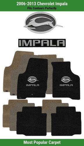 Lloyd Ultimat Front & Rear Mats for '06-13 Impala w/Impala Silver on ...