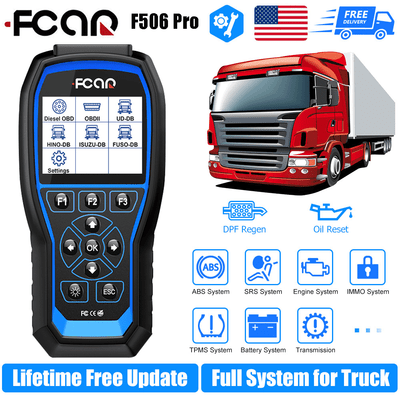 Full System Diesel Heavy Duty Truck Diagnostic Scanner Tool DPF Regen ...