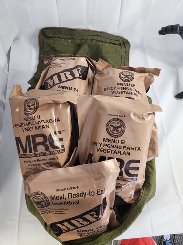 FULL/COMPLETE Survival Kit Hot Climate US Military Pack MREs New Bug ...