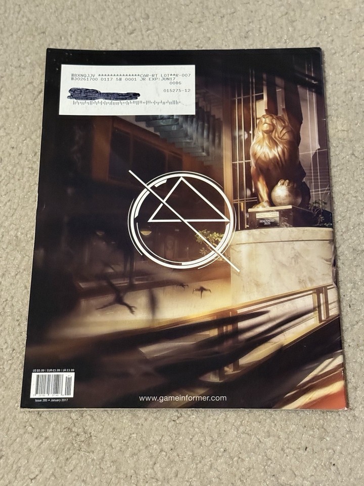 Game Informer Magazine - January 2017 Issue 285 - PREY | eBay