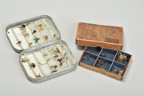 Edwardian Hardy Fishing Mayfly Box & Mid C20th Alloy Trout Fly Case ...