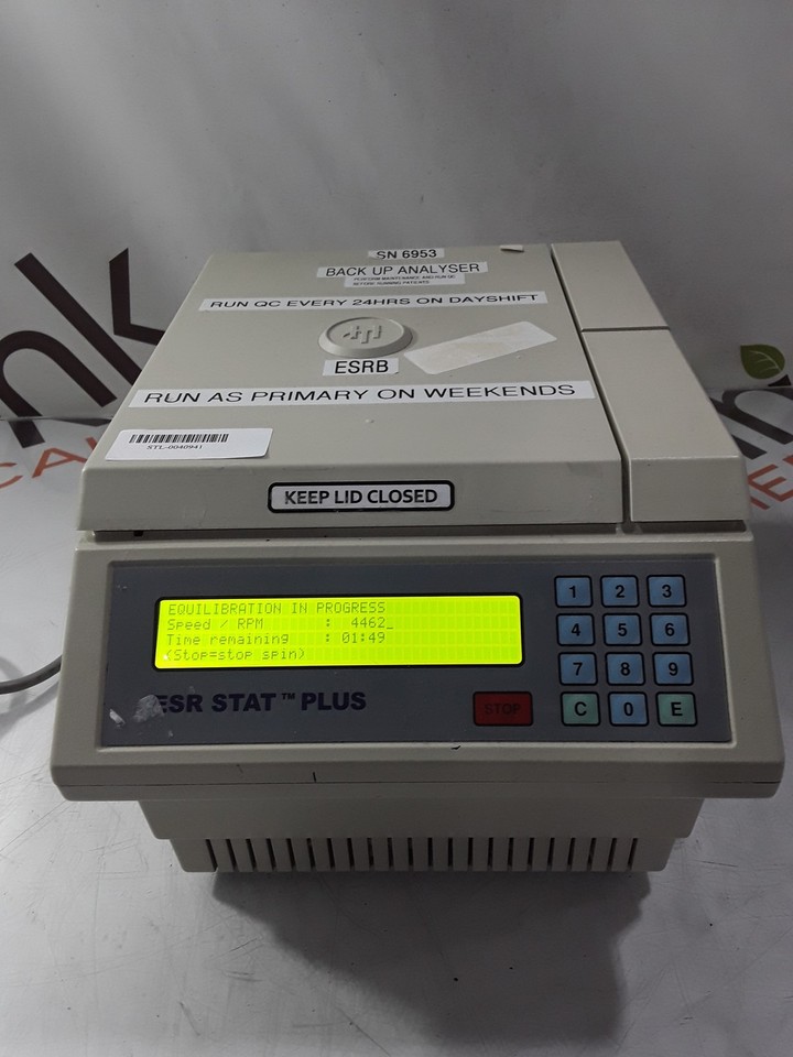 Hema Technology Inc ESR Stat Plus Blood Analzyer | eBay