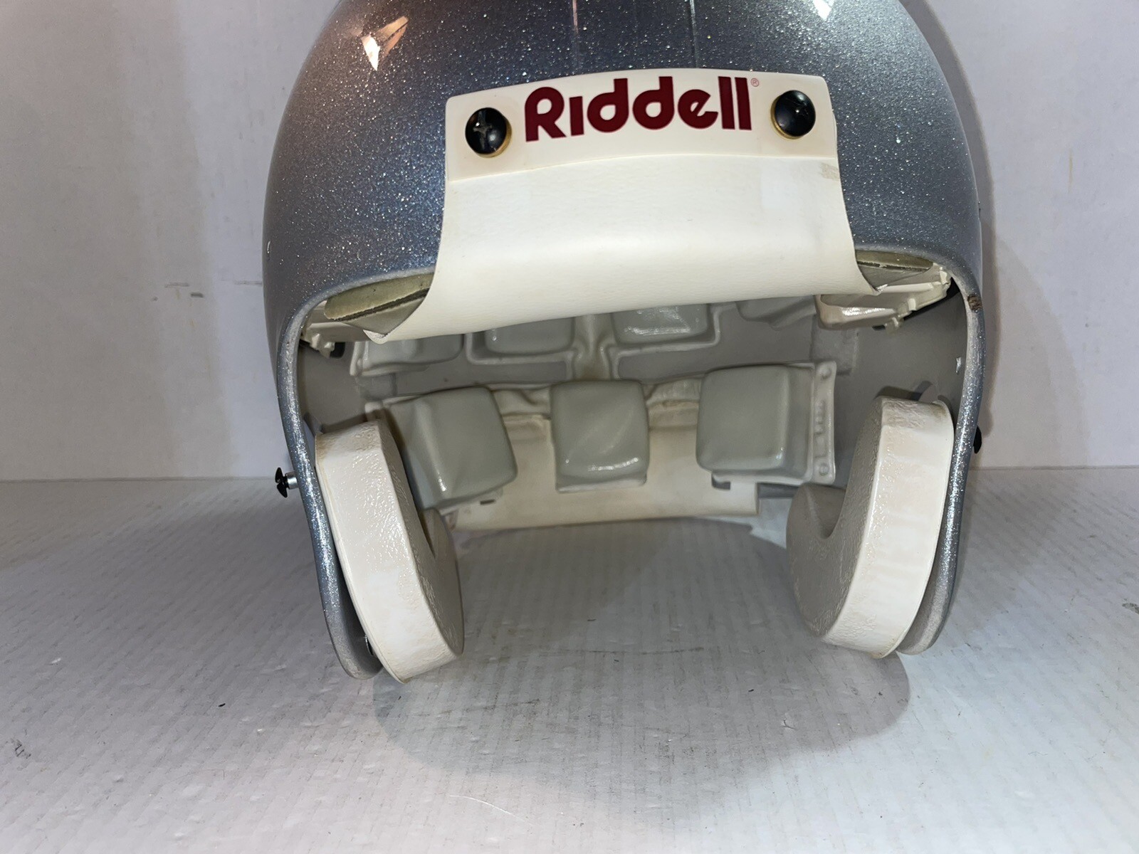 Vintage Riddell VSR-1 sz Large Silver Football Helmet. | eBay